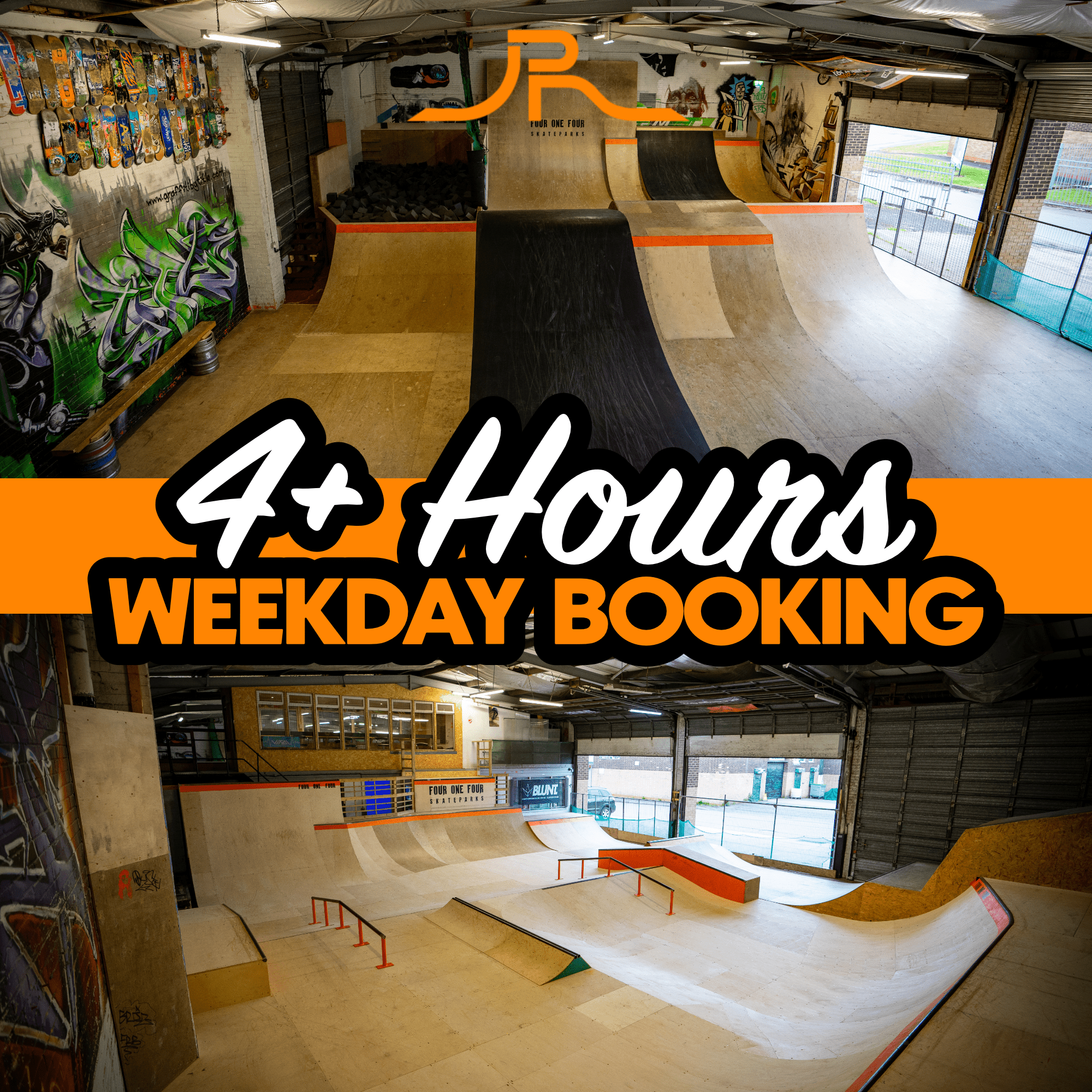 4+ Hours (Weekday) | Just Ramps Skatepark