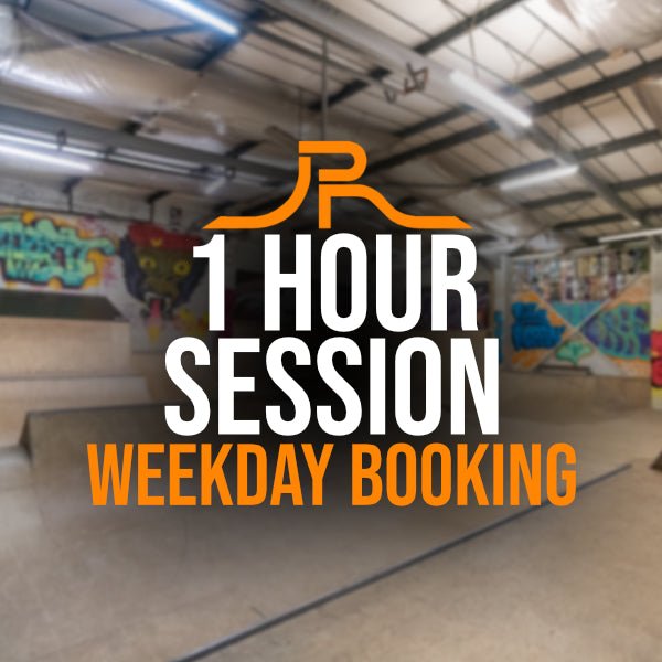 1 Hour Session (Weekday)– Just Ramps Skatepark